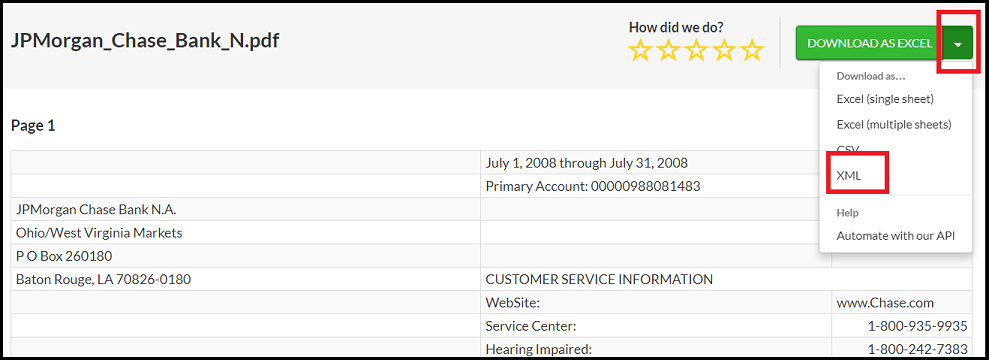 How To Convert A PDF To XML PDFTables